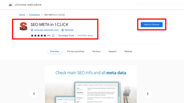 How to Use SEO Meta in 1-Click (SEO Chrome Extension) - QTC INFOTECH