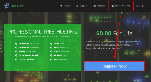How to Create a Free Website with Profreehost – A Complete Guide - QTC INFOTECH